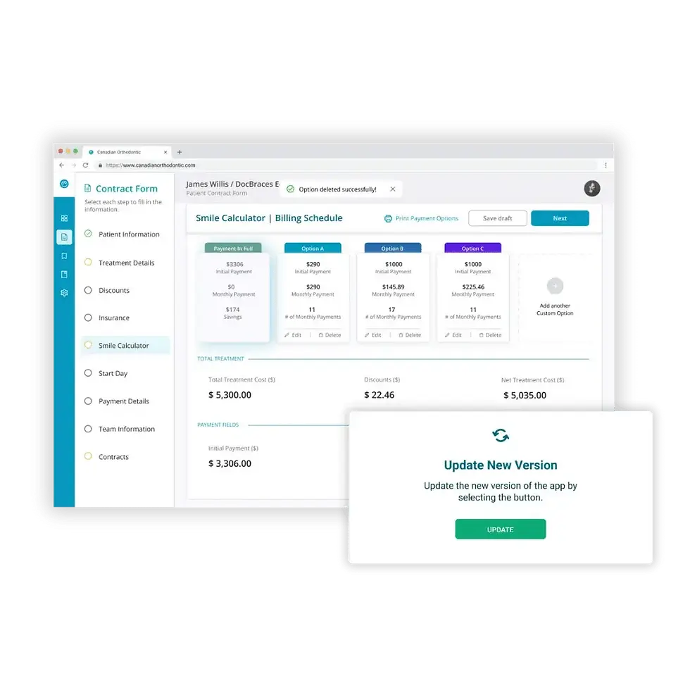 COP Canadian Orthodontic Partners | Dental Custom Software Development | Leanware